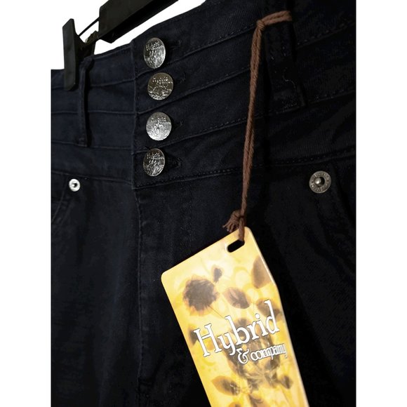Hybrid & company | Jeans | High Waist Wide 4 Button Butt Lift Stretch ...